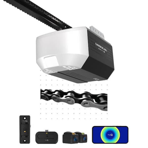 Chamberlain 1/2 HP Smart Chain Drive Garage Door Opener D1000 - The ...