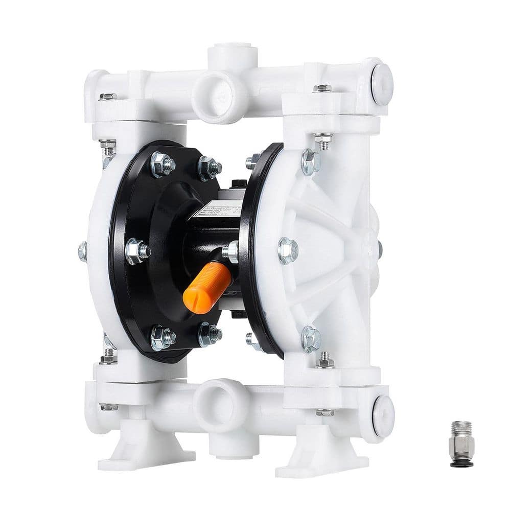 SKYSHALO Air Operated Double Diaphragm Pump, 4.4 GPM, Max 100 PSI, 1-1/ ...