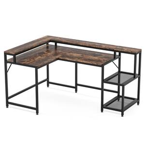 TRIBESIGNS WAY TO ORIGIN Perry 69 in. Grey Reversible Large Corner L ...