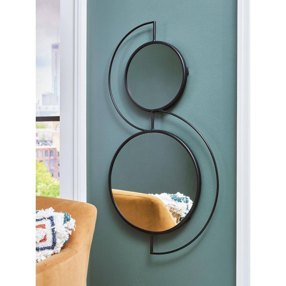 Signature Design By Ashley Shayham Black 21.13 in. W x 39.88 in. H ...