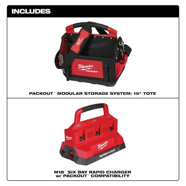 Milwaukee M18 - Power Tool Battery Chargers - The Home Depot