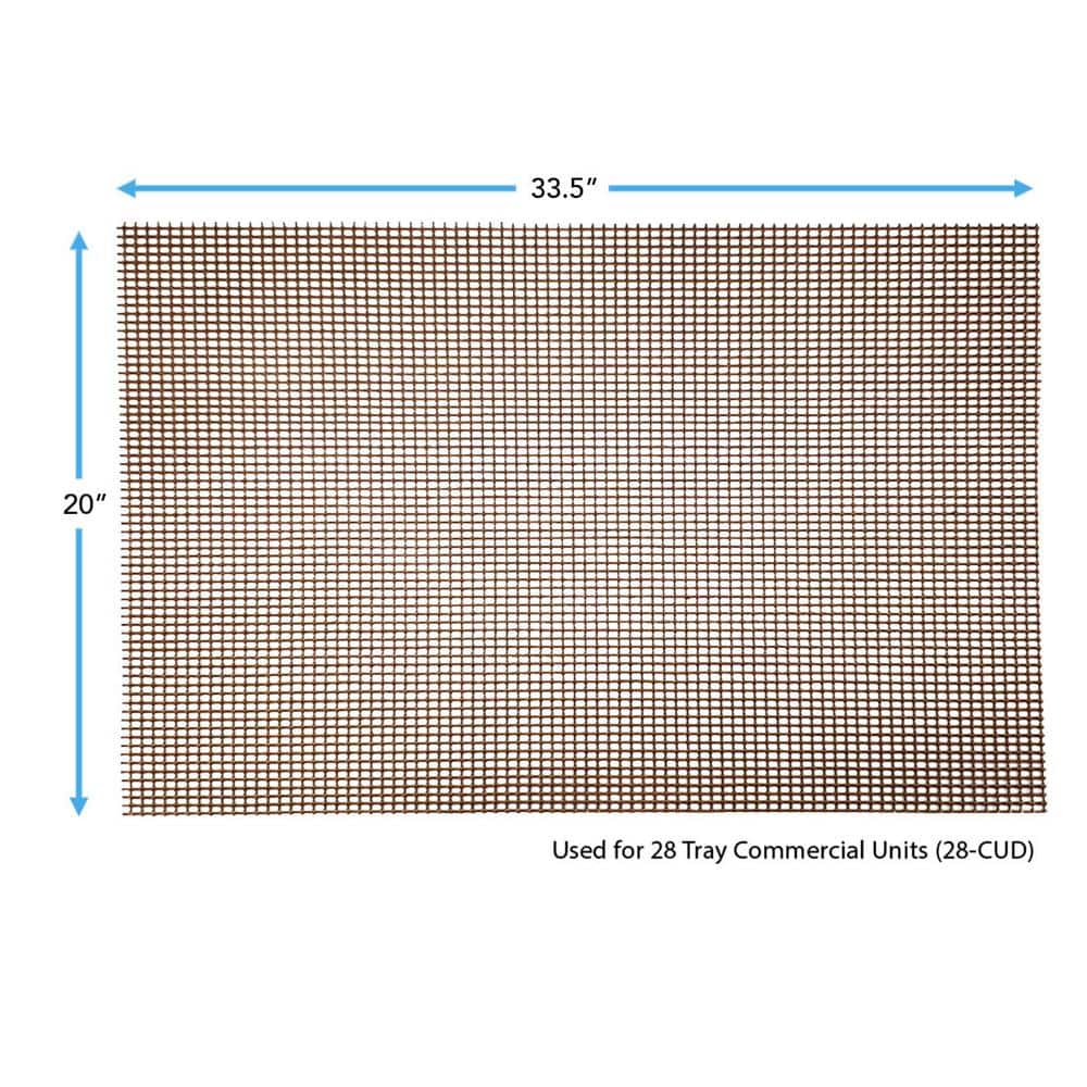 BENCHFOODS 20 in. x 33.5 in. Mesh Non-Stick Mats 28 Mat Bundle Pack 28 ...