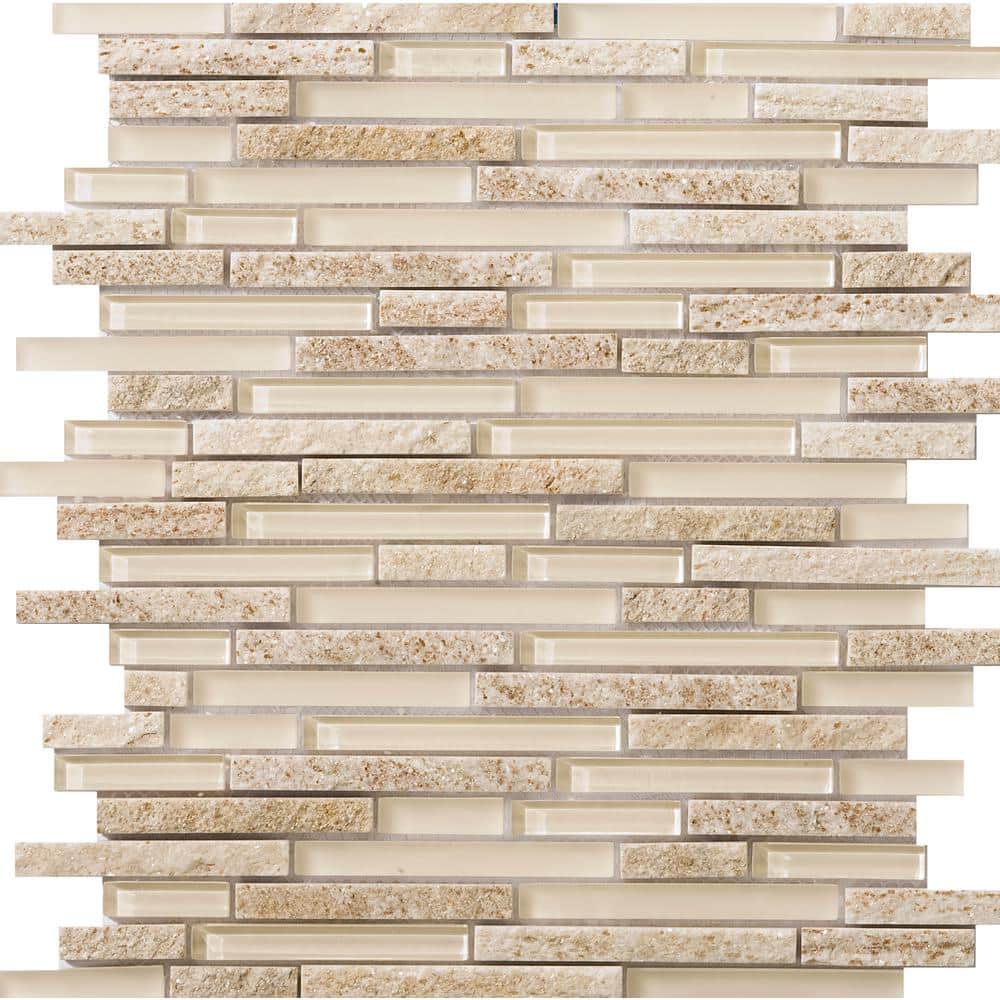 EMSER TILE Lucente Servolo Gloss/Matte Mix 12.05 in. x 12.05 in. x 8mm ...