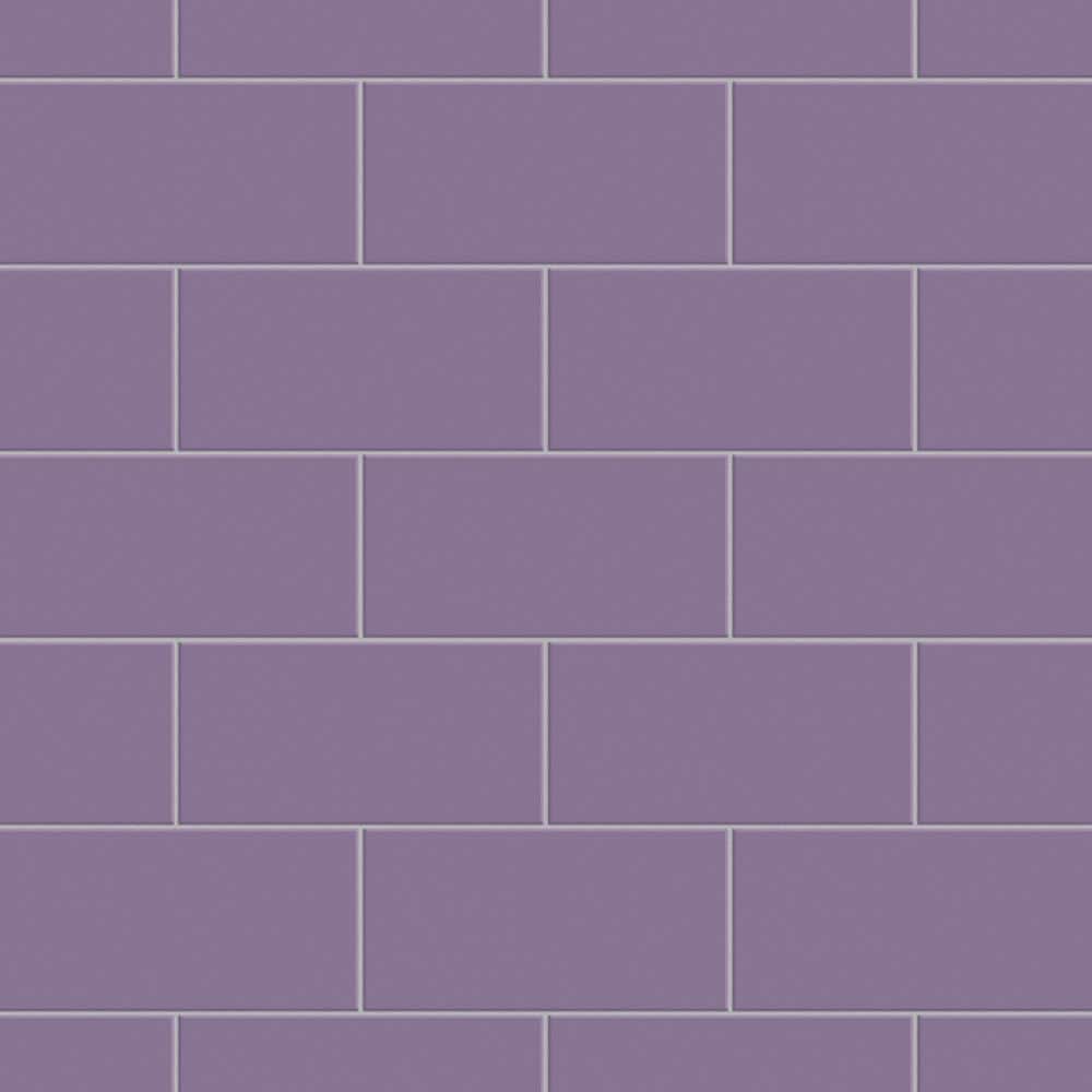 Merola Tile Projectos Violet Purple 3-7/8 in. x 7-3/4 in. Ceramic Floor ...