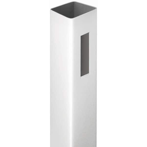 Veranda 5 in. x 5 in. x 9 ft. White Vinyl Routed Fence Line Post ...
