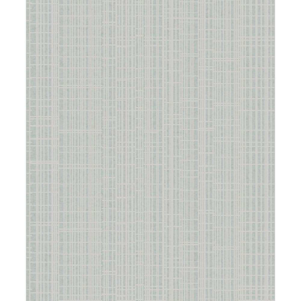 Designer Colors Blue Block Pattern Shimmer Finish Non-woven Non-pasted ...