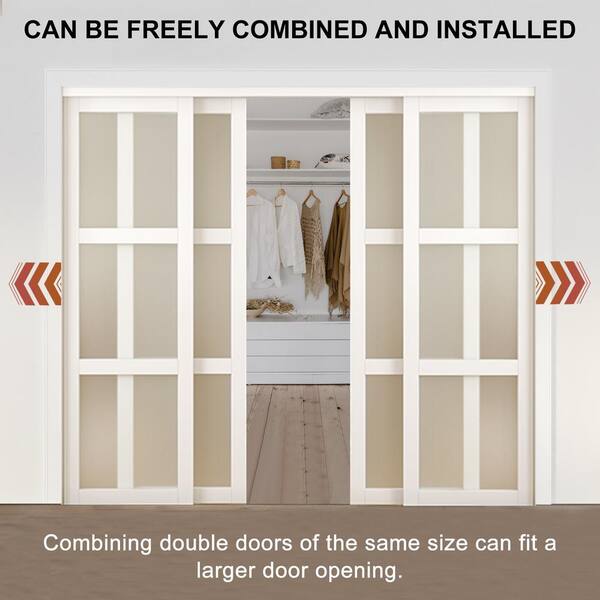 Three door closet store