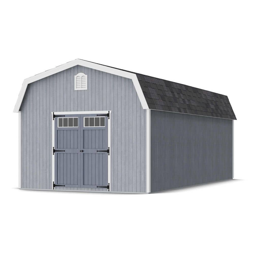 Little Cottage Co. Colonial Woodbury 12 ft. x 24 ft. Outdoor Wood ...