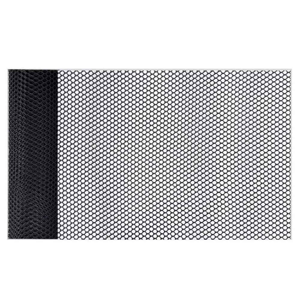 590 in. L x 15.7 in. H Black Plastic Mesh Roll, Garden Fence Netting ...