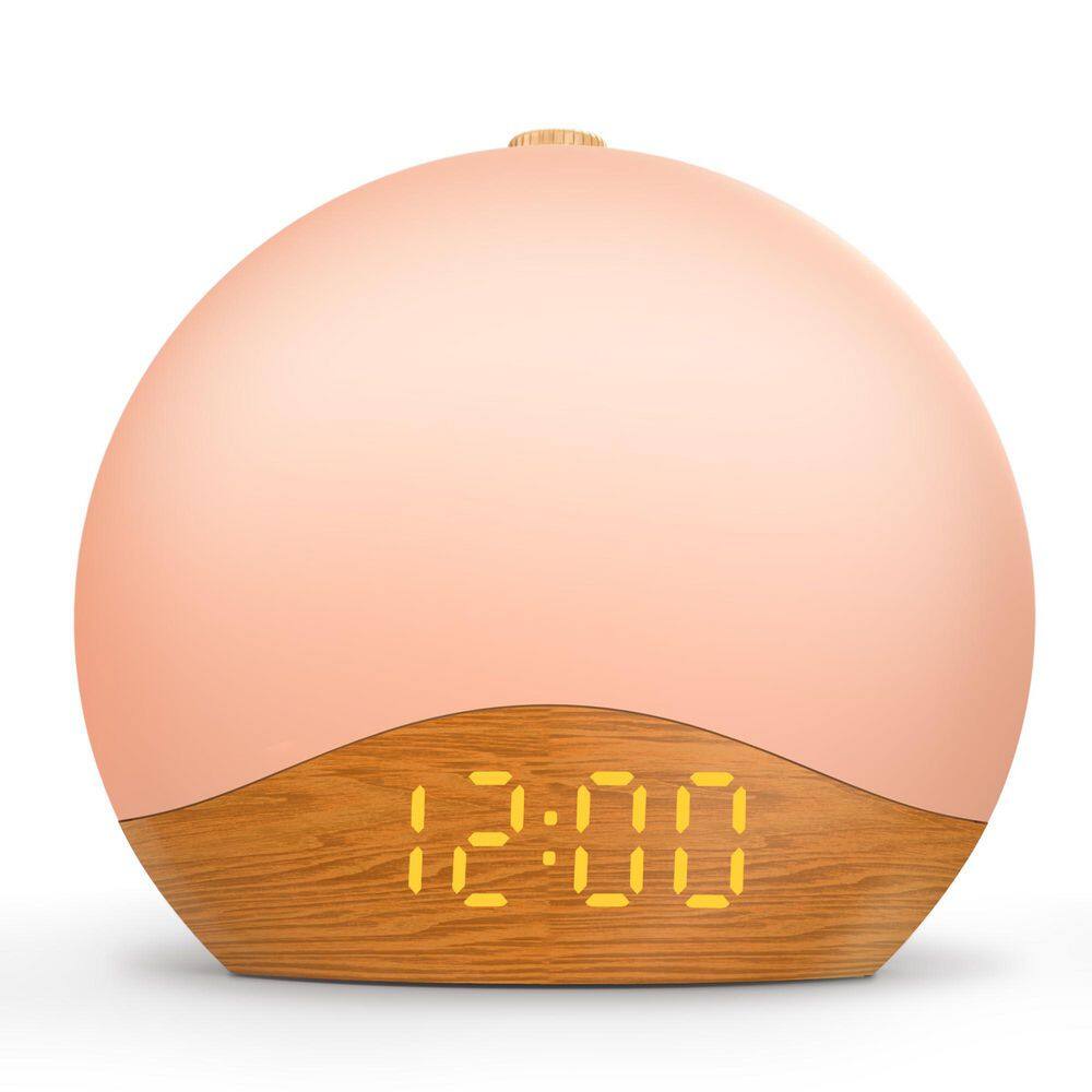 White Sunrise Alarm Clock with 26 Soothing Sounds, 17 Night Lights ...