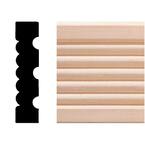 HOUSE OF FARA 11/32 in. x 3 in. x 86 in. Hardwood Mullion Casing Wood ...