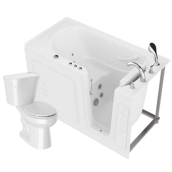 Universal Tubs Universal 59 in. x 30 in. Right Drain Whirlpool Jetted ...