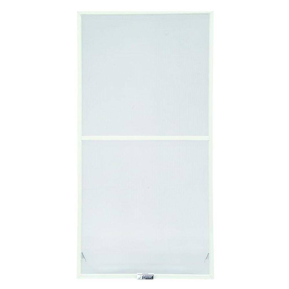 Andersen 19-7/8 in. x 46-27/32 in. 400-Series White Aluminum Double ...