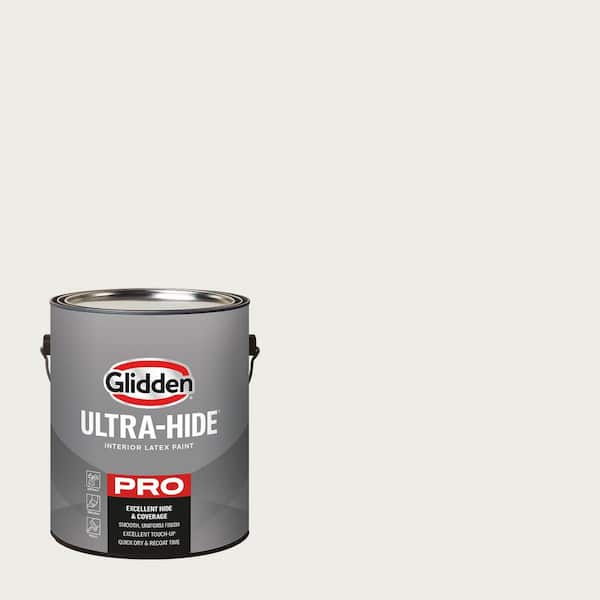 Glidden Ultra-Hide 1 gal. PPG1025-1 Commercial White Semi-Gloss ...