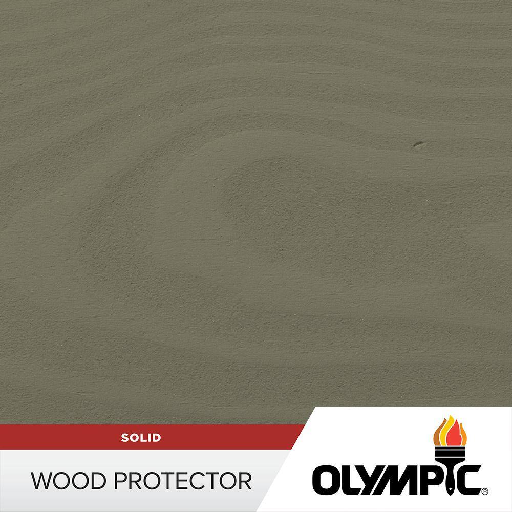 Olympic Wood Protector 1 gal. SC-1060 Phoenix Fossil Exterior Solid ...
