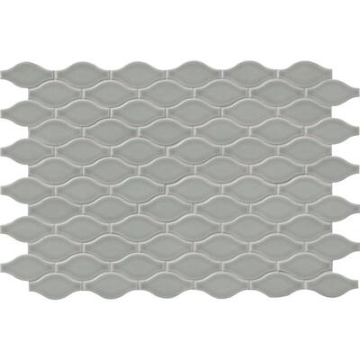 MSI Morning Fog Quarter Round Molding 5/8 in. x 6 in. Glossy Ceramic ...