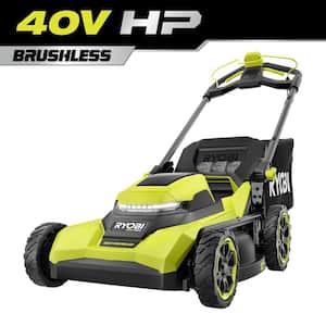 Reviews for RYOBI 40V HP Brushless 21 in. Cordless Battery Walk Behind Self-Propelled Lawn Mower ...