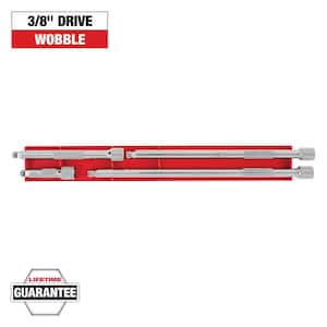 GEARWRENCH 3/8 in. Drive Locking Impact Extension Set 3 in., 6 in. and ...