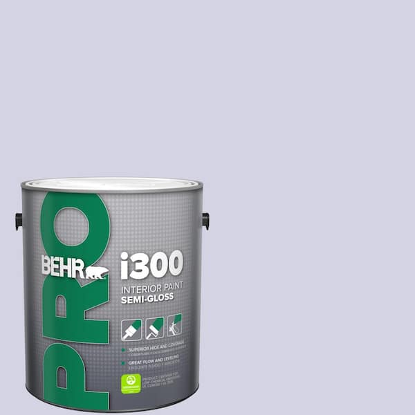 BEHR PRO 1 gal. #M550-2 Lavender Memory Semi-Gloss Interior Paint ...