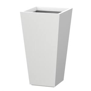 Sapcrete Modern 24 in. High Large Tall Elongated Square Crisp White ...