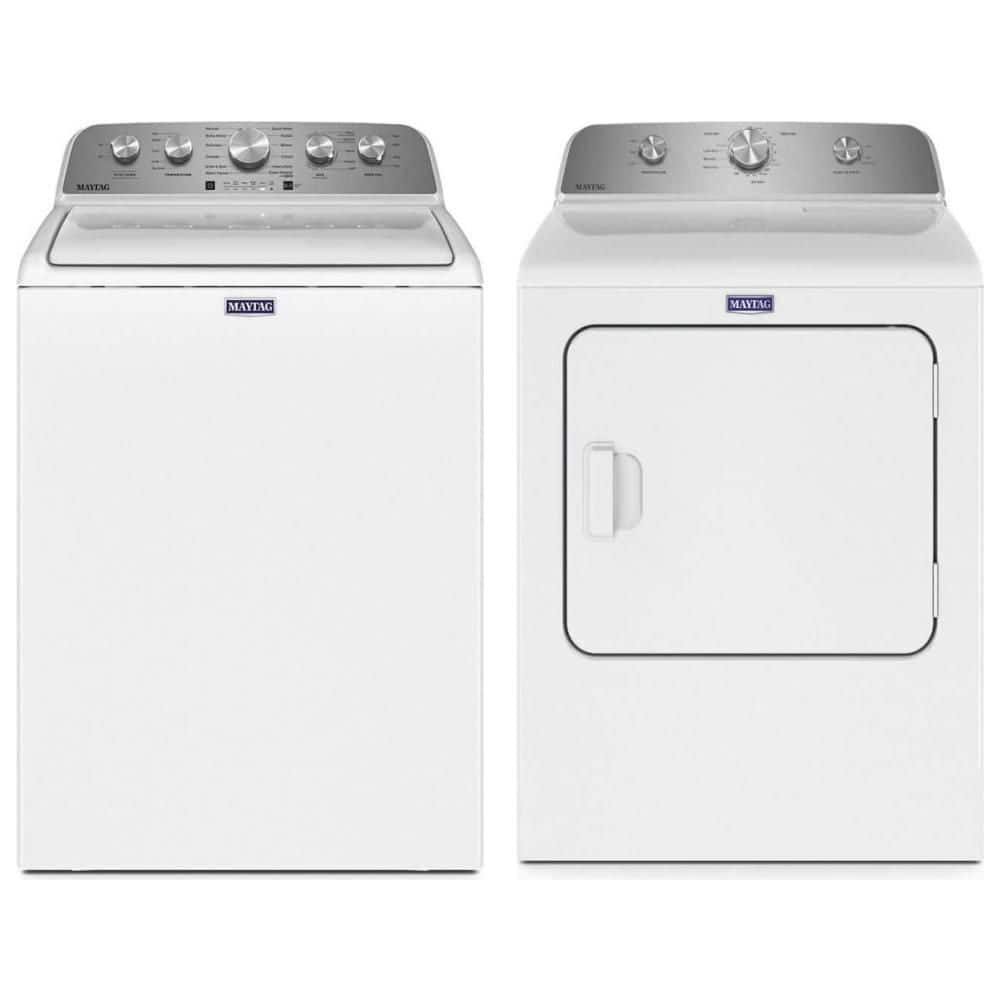 Maytag 4.5 cu. ft. White Top Load Washer with Deep Water Wash and 7.0 ...