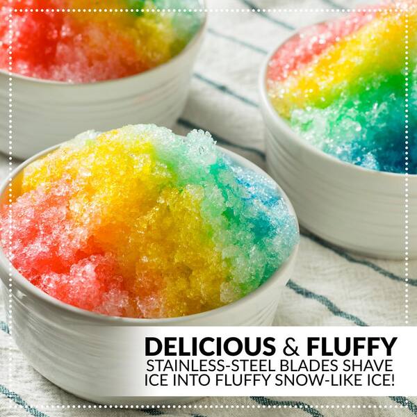 Snow Cone Machine Electric Shaved Ice & Snow Cone Maker - Nostalgia Products Ice Crusher Machine