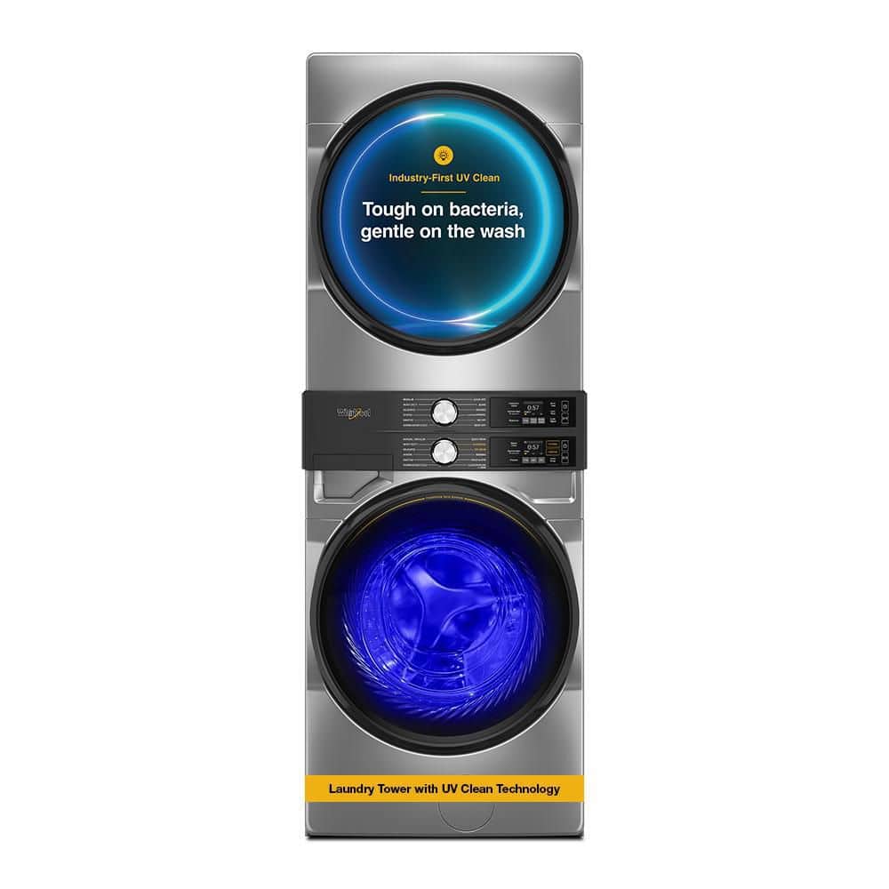 Whirlpool Laundry Tower 4.5 cu. ft. Washer with UV Clean Technology and ...