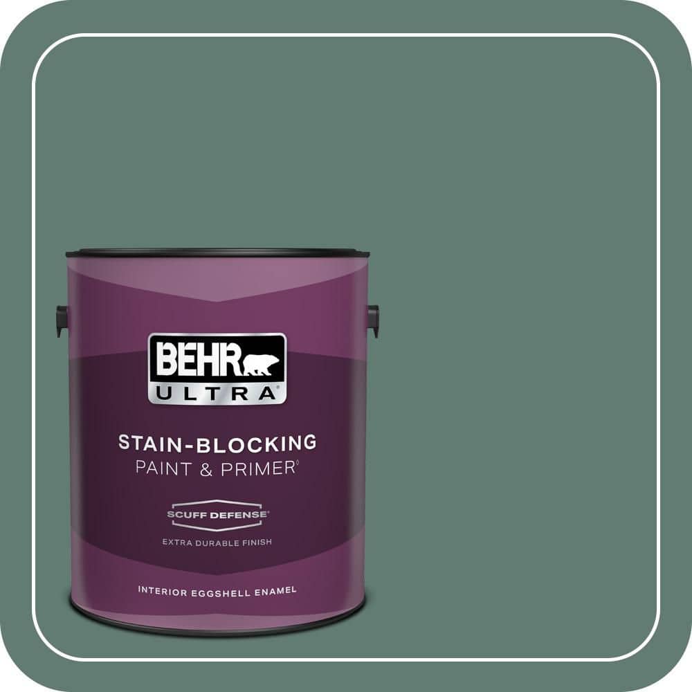 BEHR ULTRA 1 gal. #S430-6 Forest Edge Extra Durable Eggshell Enamel ...
