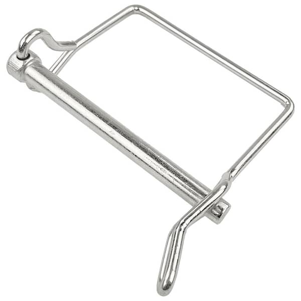 BOATING ESSENTIALS Zinc Plated Coupler Safety Pin with Retention Clip ...