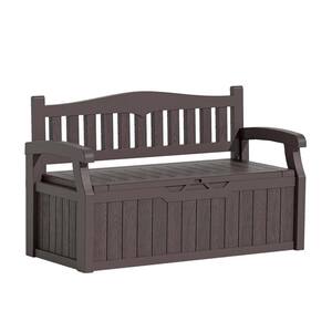 Rubbermaid 32 Gal. Resin Patio Storage Bench FG376401OLVSS - The Home Depot