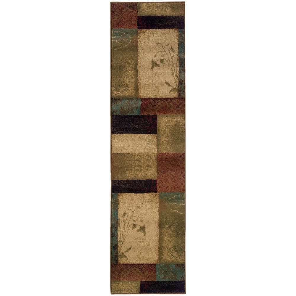 Home Decorators Collection Hillsborough Multi 2 ft. x 8 ft. Runner Rug ...