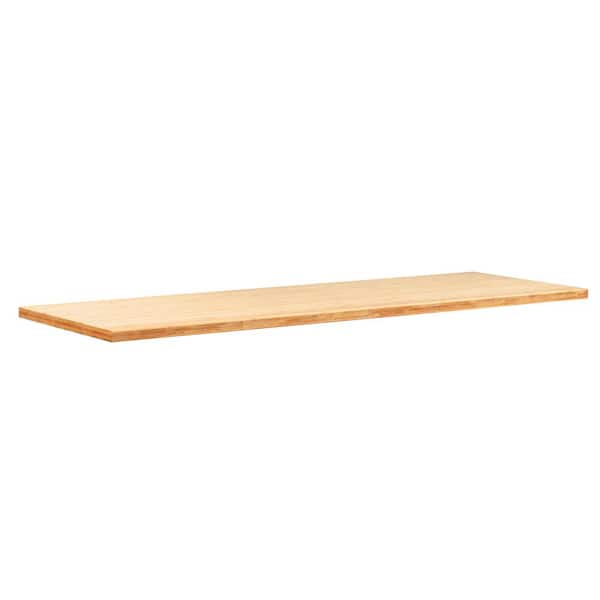 NewAge Products 78 in. x 18 in. x 1 in. Bamboo Worktop 32278 - The Home ...