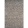 SAFAVIEH Athens Shag Light Gray 5 ft. x 8 ft. Solid Area Rug SGA119F-5 ...