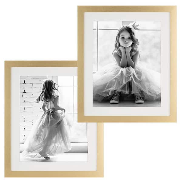 Cubilan 20 in. x 24 in. Gold Picture Frame (Set of 2) 961433636 - The ...