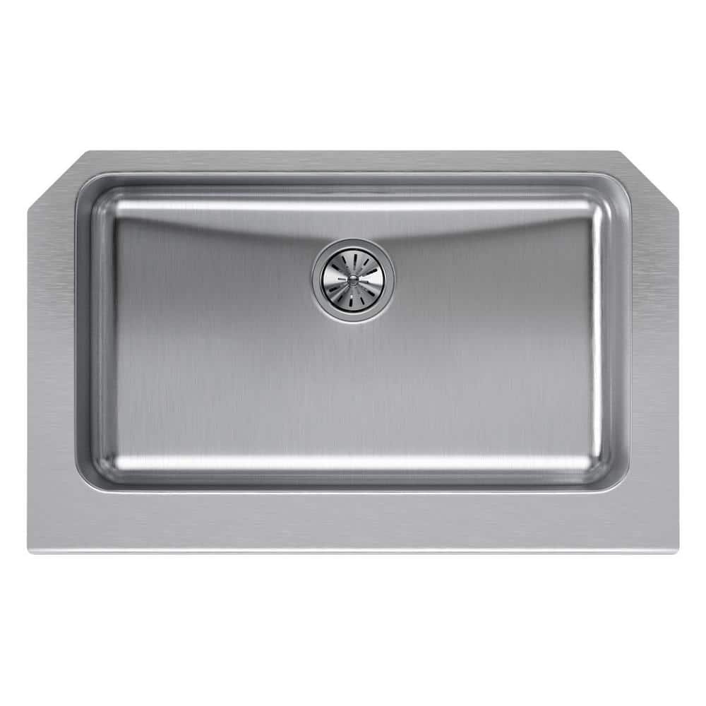 Elkay Lustertone Classic Stainless Steel 33 in. x 20-1/2 in. x 8 in ...