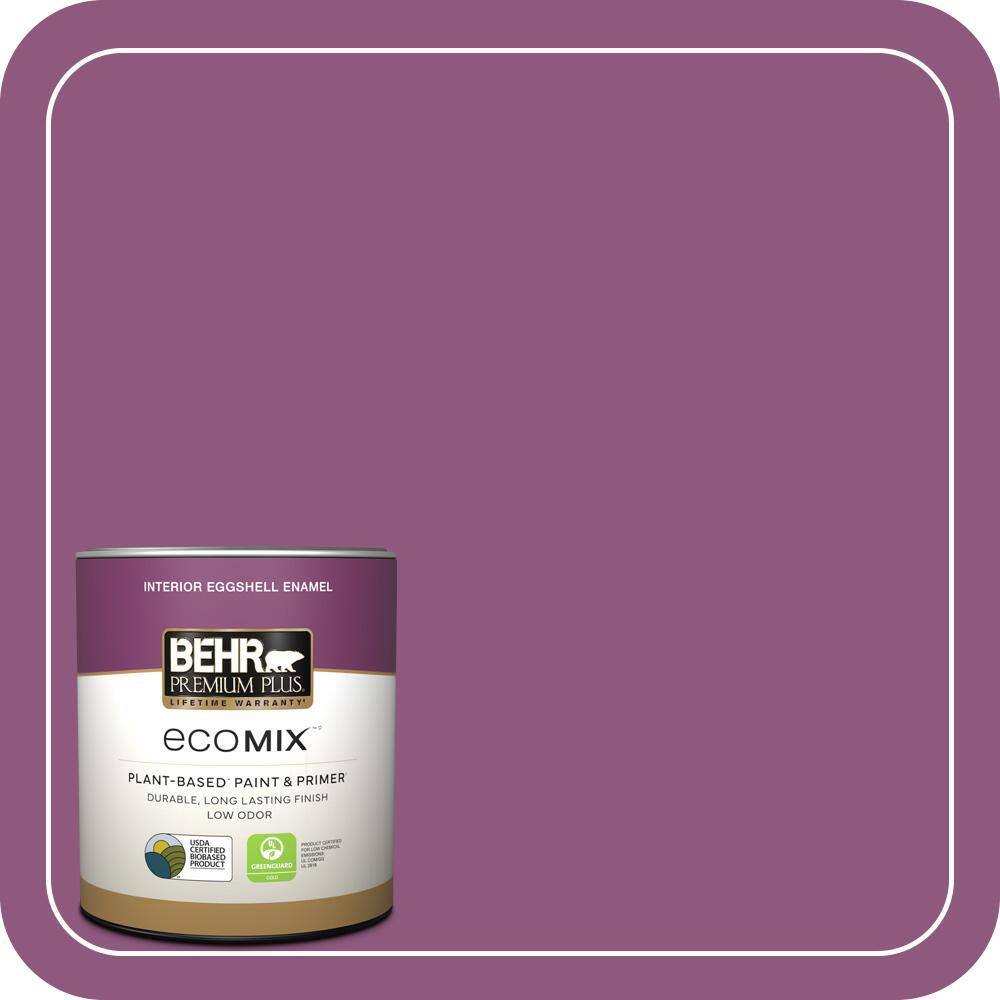 BEHR PREMIUM PLUS 1 qt. #PPU1-18 Peru Eggshell Enamel EcoMix Plant ...