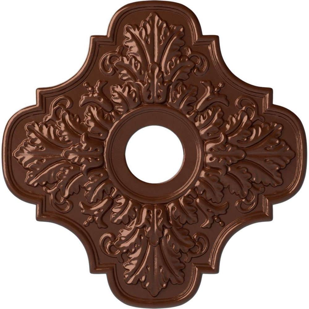 Ekena Millwork 1 in. x 17-3/4 in. x 17-3/4 in. Polyurethane Peralta ...