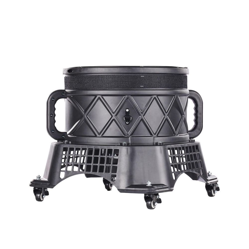 SKYSHALO Inflatable Tube Man Blower, 18 in. 1 Speed Blower Fan in. Gray ...