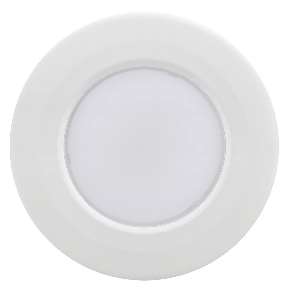 Commercial Electric 5/6 in. SMART Integrated LED Recessed Light Trim ...
