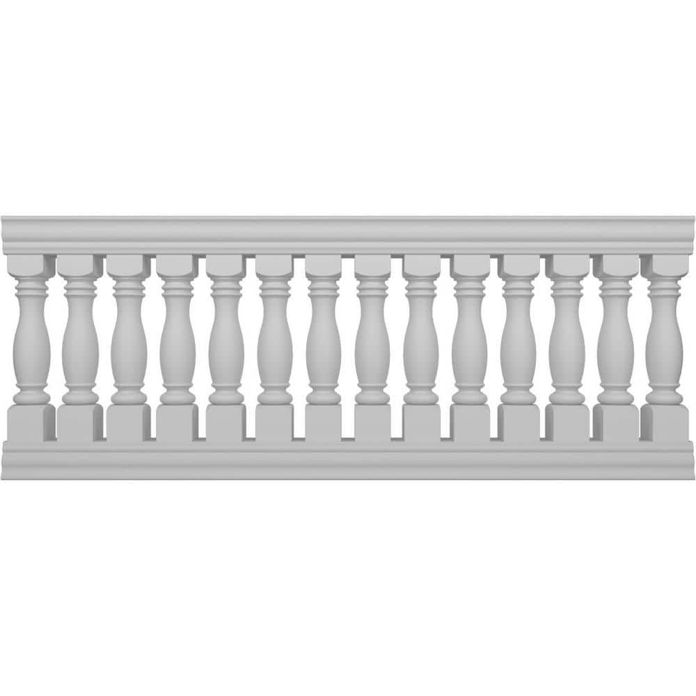 Ekena Millwork Fiberthane Embassy Balustrade 96 in. L x 40 in. H ...