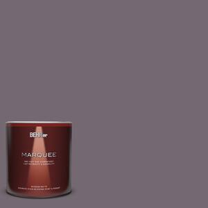 BEHR MARQUEE 1 qt. #MQ1-33 Sultry Smoke One-Coat Hide Satin Enamel ...