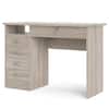 Tvilum Walden 43 in. Rectangular Truffle 5 Drawer Writing Desk with ...