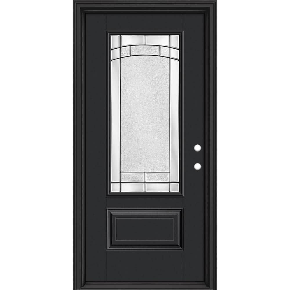 Masonite Performance Door System 36 in. x 80 in. 3/4-Lite Left-Hand ...