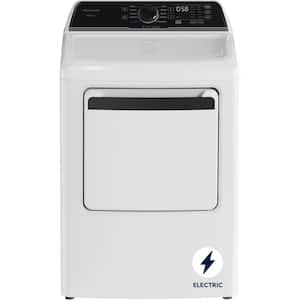 Frigidaire 7 cu. ft. Front Load Electric Dryer in White with 8 Dry ...