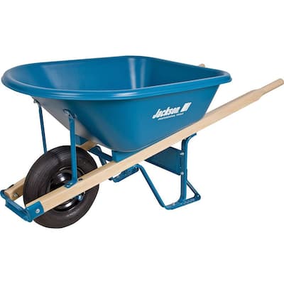 Jackson 6 cu. ft. Steel Wheelbarrow M6KBUT12