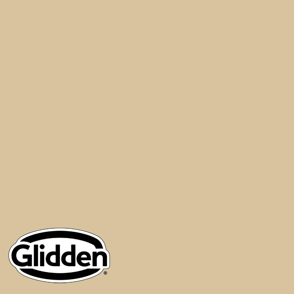 Glidden Premium 1 gal. PPG1095-4 Golden Ecru Satin Interior Latex Paint ...