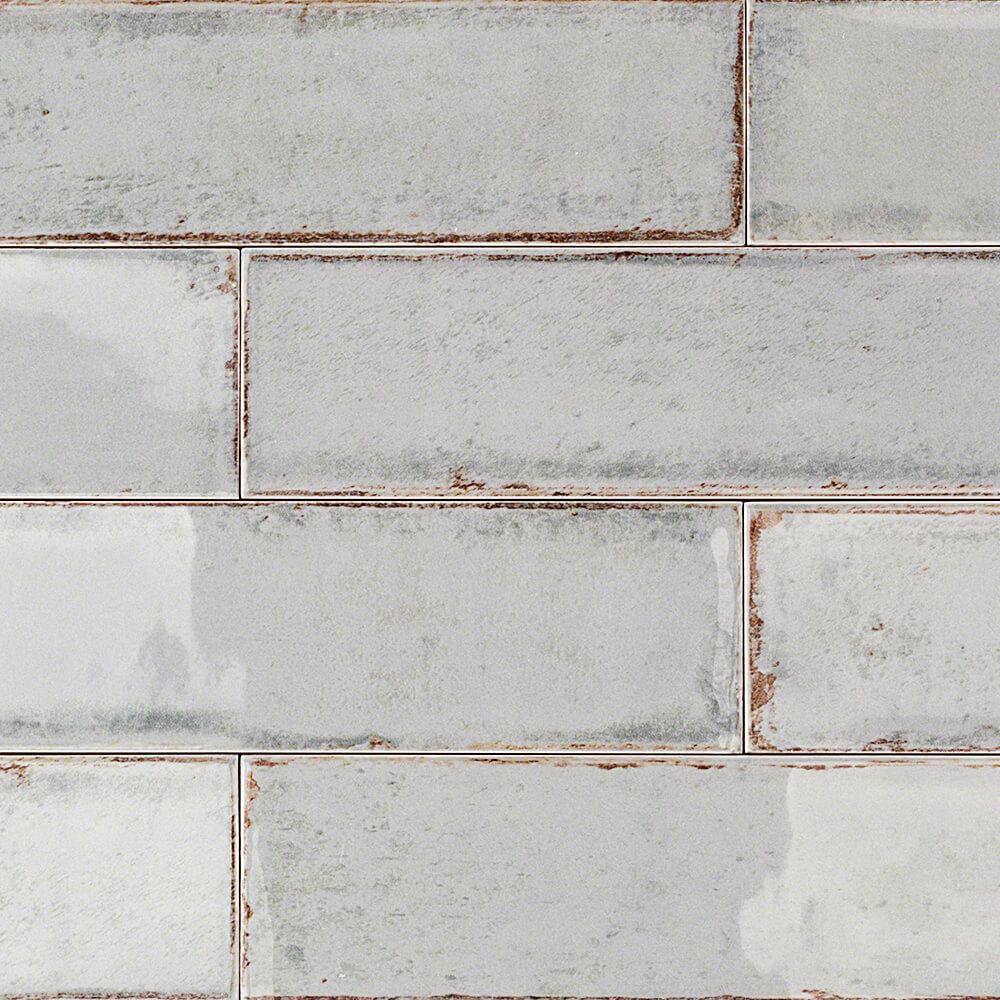 Reviews for Splashback Tile Moze Gray 3 in. x 12 in. Ceramic Subway ...