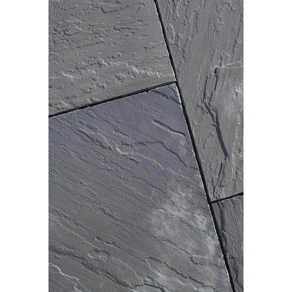 Silver Creek Stoneworks Slate 24 in. x 24 in. x 1.75 in. Bluestone ...