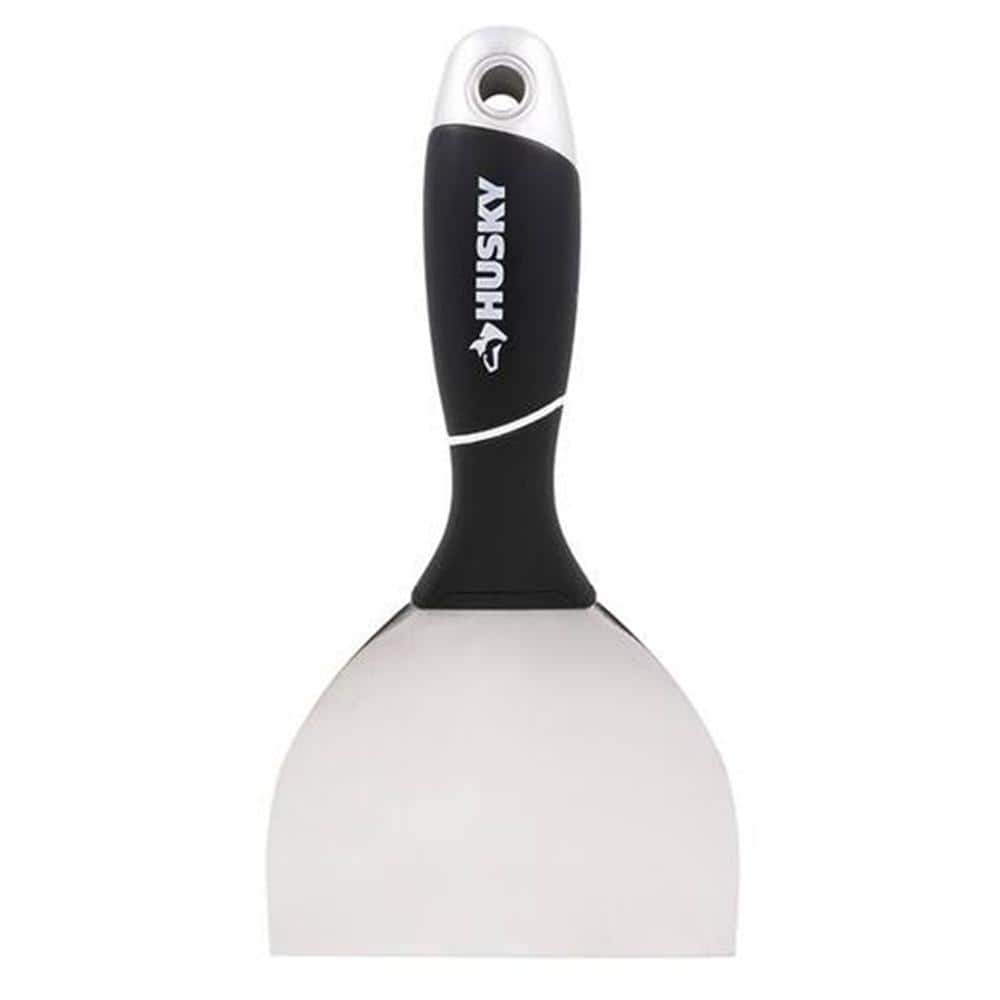 Husky 5 in. Stainless Steel Hammer-End Joint Knife with Soft Grip ...