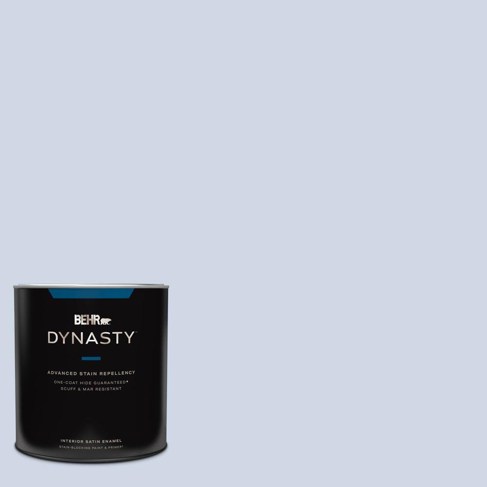 BEHR DYNASTY 1 qt. #600E-2 Harbor Mist Satin Enamel Interior Stain ...